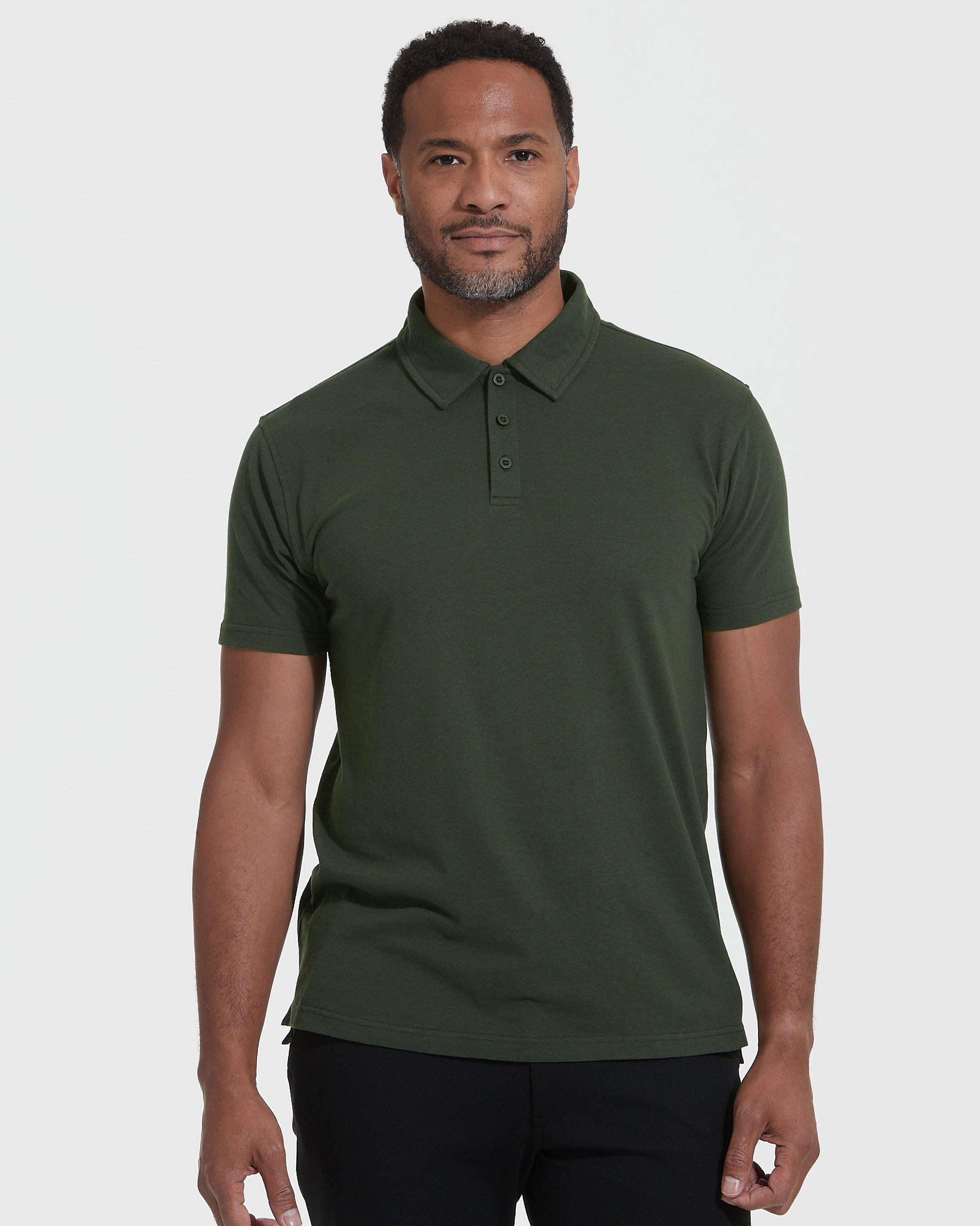 Black Polo Shirts | Men's Black Polo | True Classic – True Classic ...