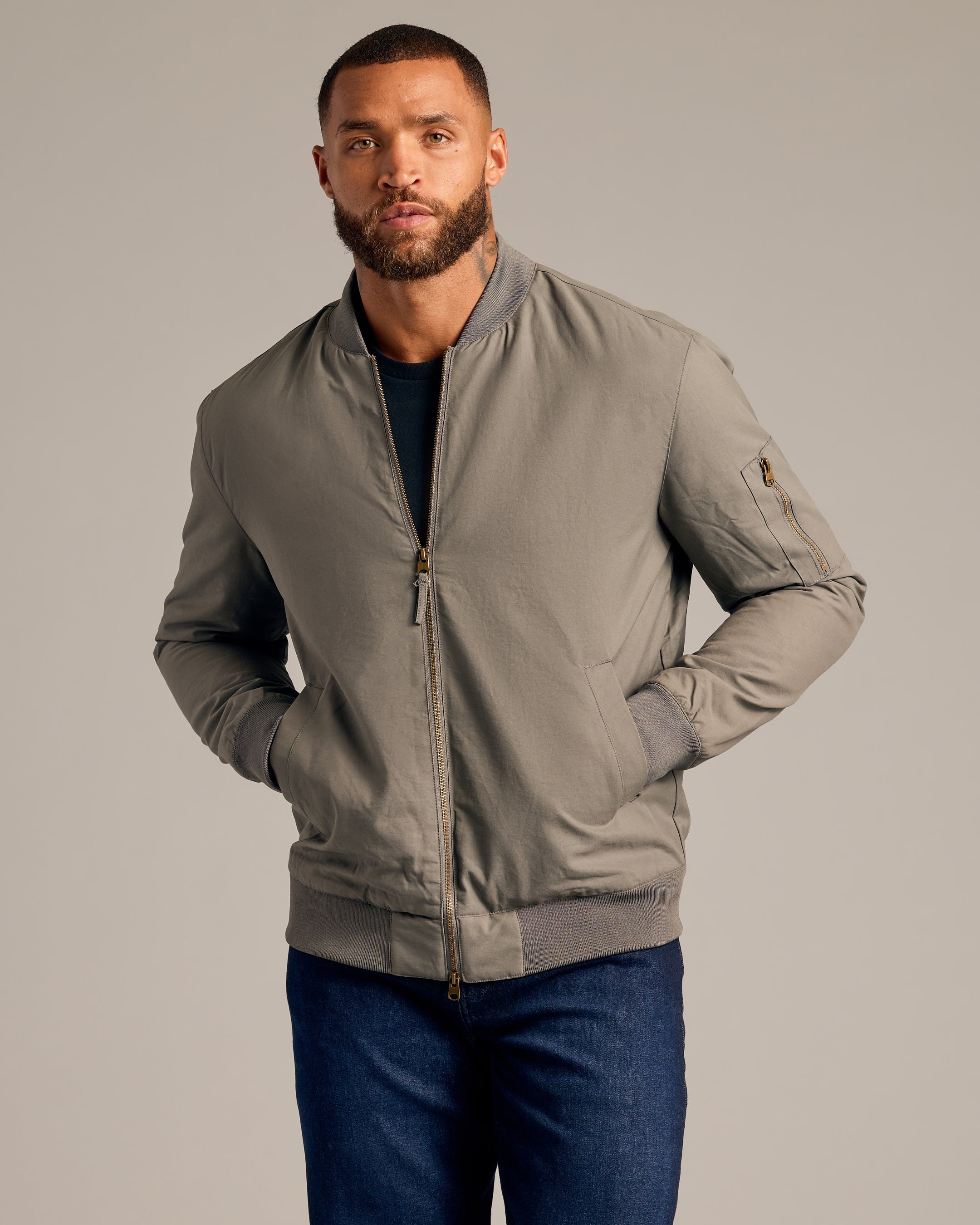 Carbon Bomber Jacket – True Classic Corporate Wholesale